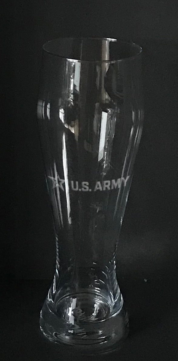 Personalized US Army Pilsner Glass - Crystal House Custom Engraved ...